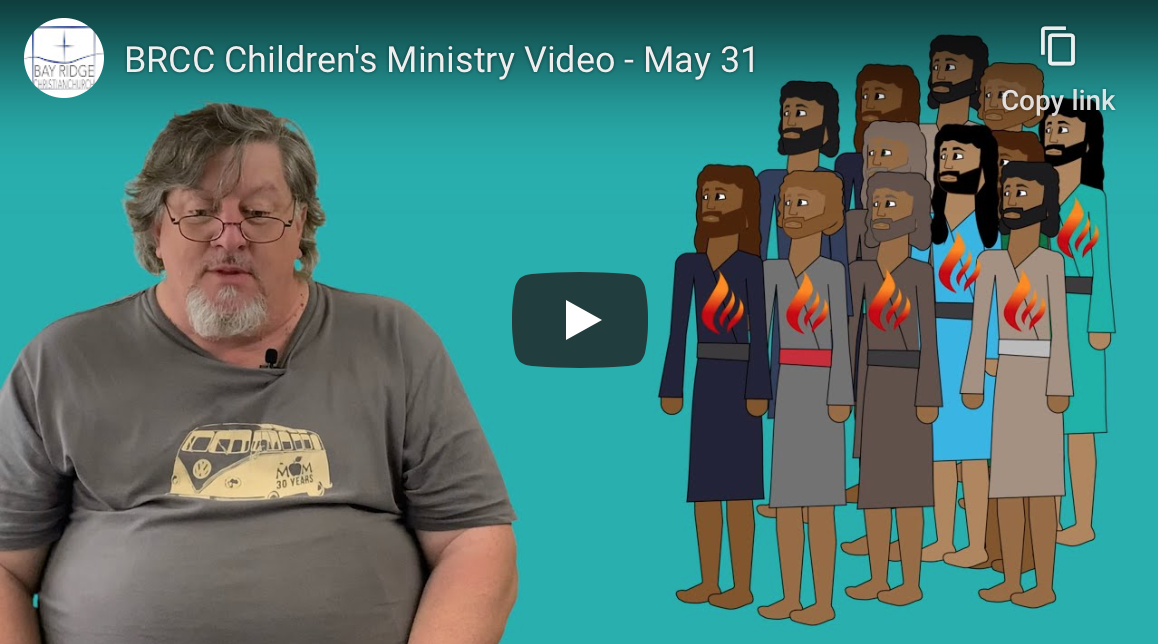 Children’s Ministry Lesson 11 – Bay Ridge Christian Church